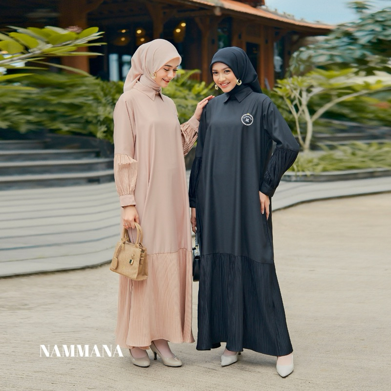 Jual Regalia Dress Nammana Crown Series Maxi Dress Gamis Terbaru Elegan ...