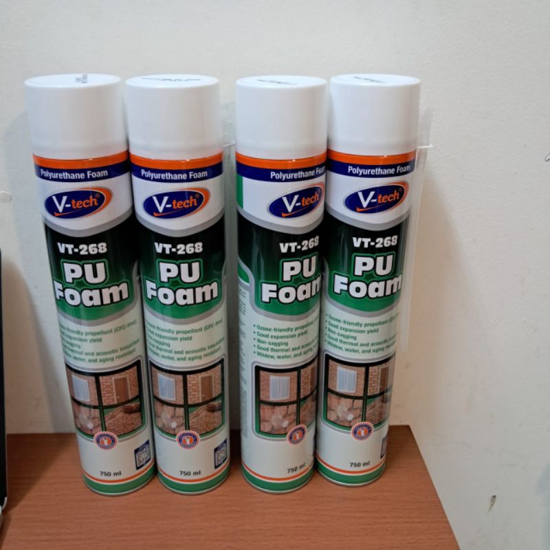 Jual Pu foam v-tech 750ml PU foam v-tech | Shopee Indonesia