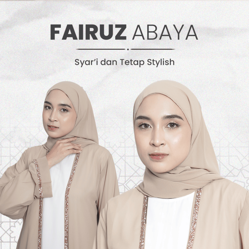 Jual Layla Collection - 810 Fairuz Abaya Free Pashmina Gamis Exclusive ...