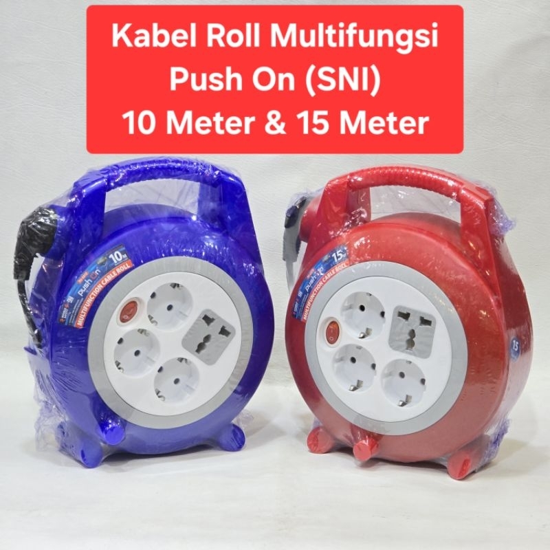 Jual Push On Kabel Roll Multifungsi SNI Stop Kontak 4 Lubang Terminal ...