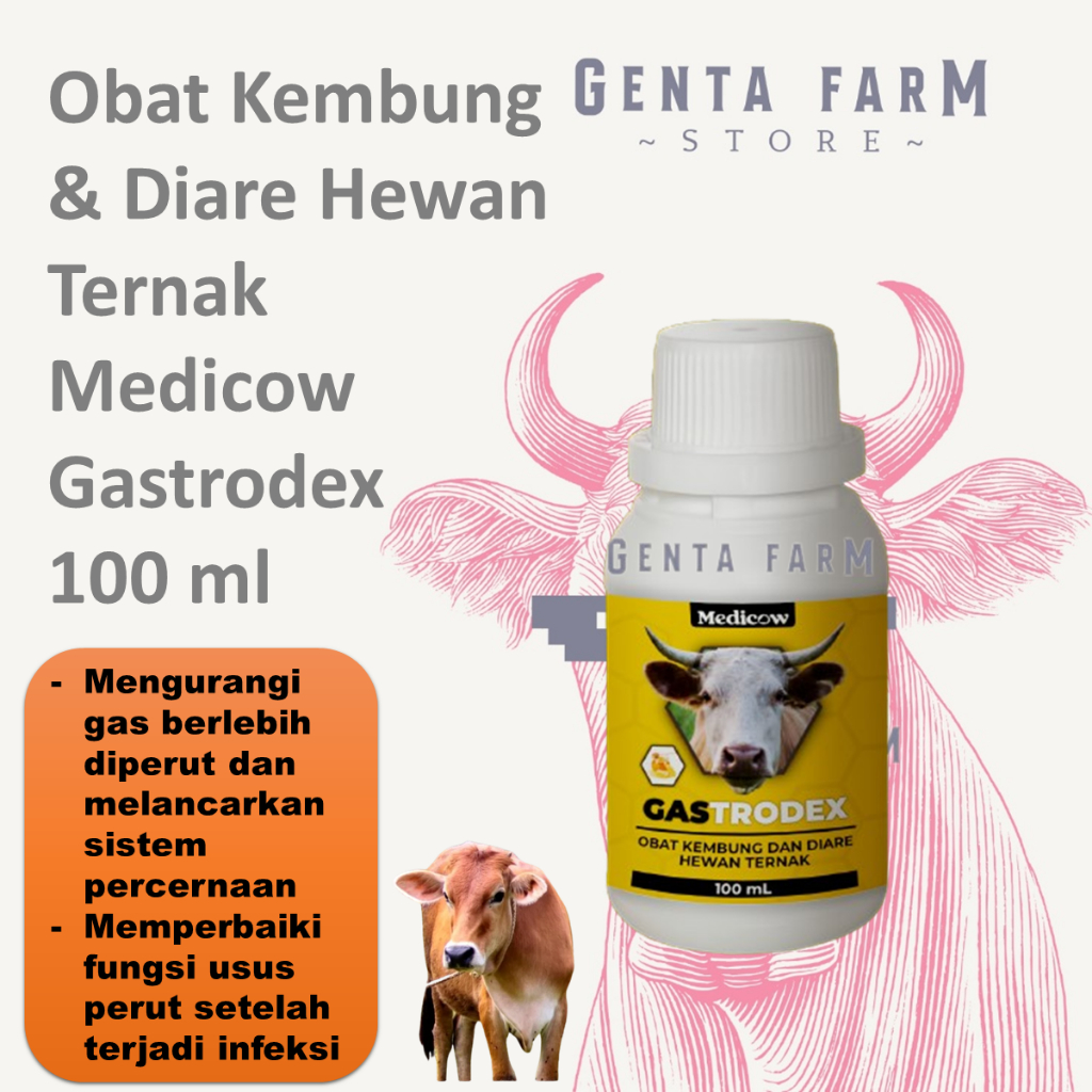 Jual Obat Kembung dan Diare Hewan Ternak Sapi Kambing Domba Medicow ...