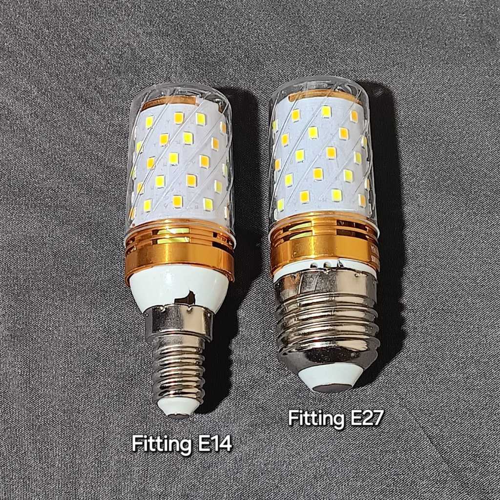 Jual Lampu Bohlam LED Candle Hias 12 Watt 3 Warna Fitting E14 dan E27 ...