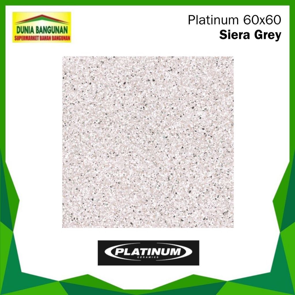Jual Keramik 60x60 Platinum Siera Grey Keramik Keset/Matt / Keramik ...