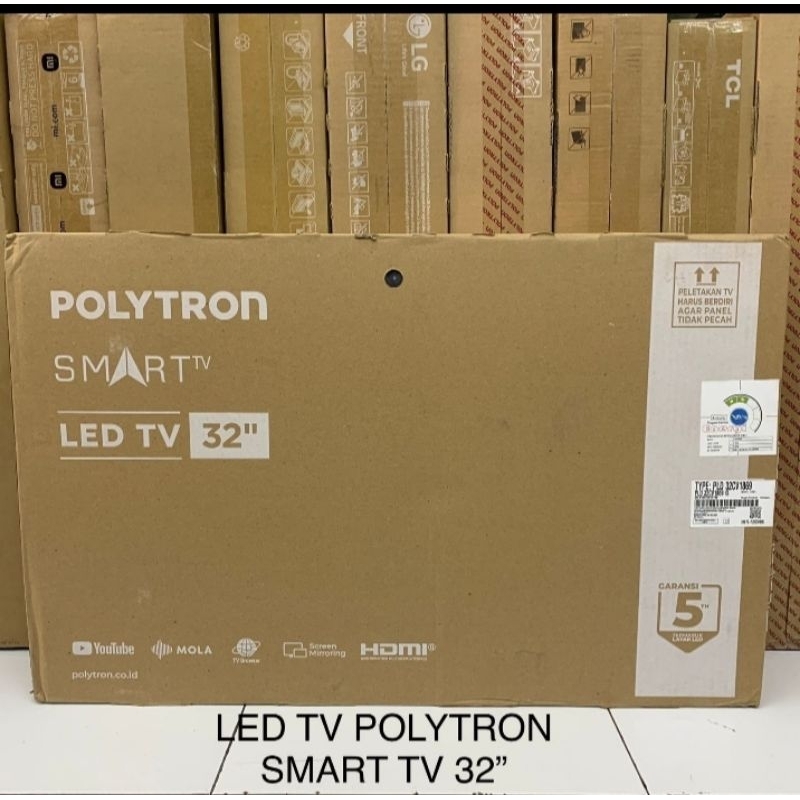 Jual LED POLYTRON SMART TV PLD 32CV1869 HDMI MOLA TV DAN DIGITAL TV 32 inch | Shopee Indonesia
