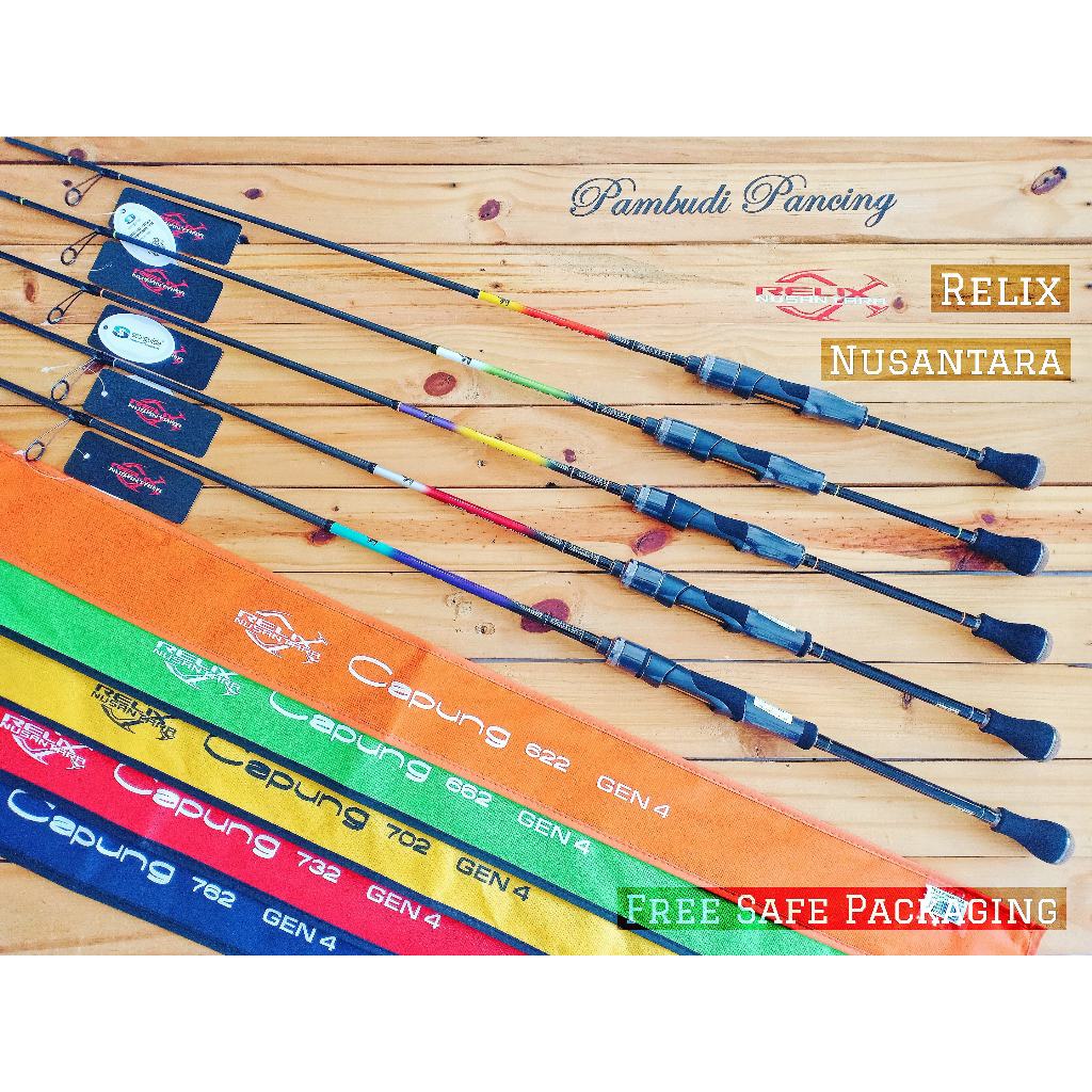 Jual RXN Original | Joran RELIX NUSANTARA CAPUNG Gen 4 Fishing Rod Type ...