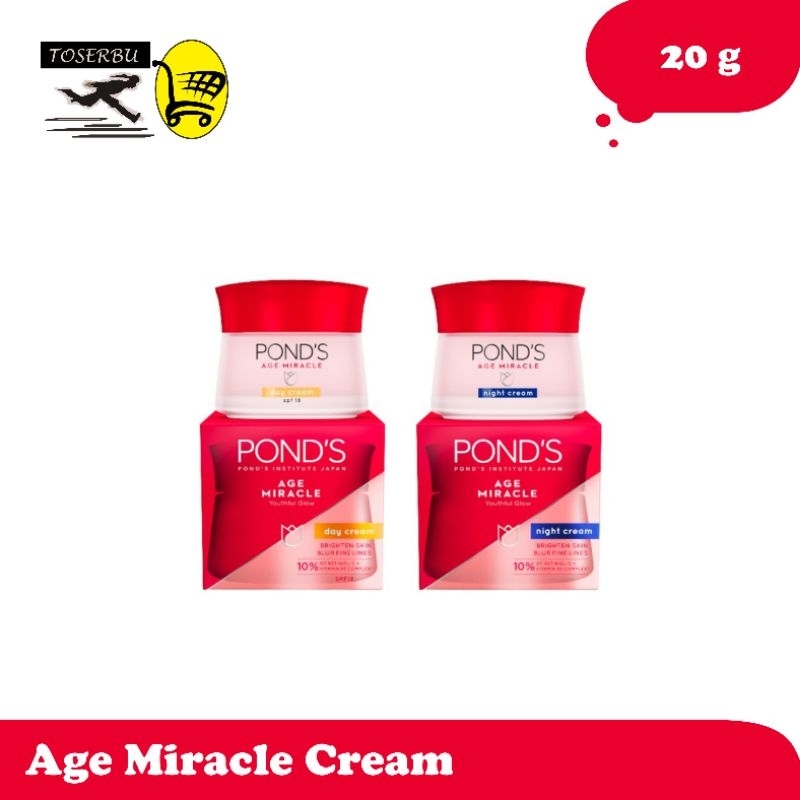 Jual PONDS Age Miracle Day / Night Cream 20g | Shopee Indonesia