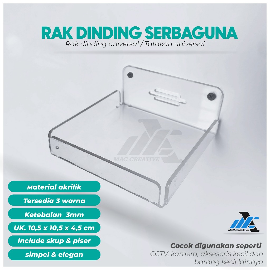 Jual Rak Dinding Tempel Dudukan CCTV Serbaguna - Breket Holder Tatakan ...