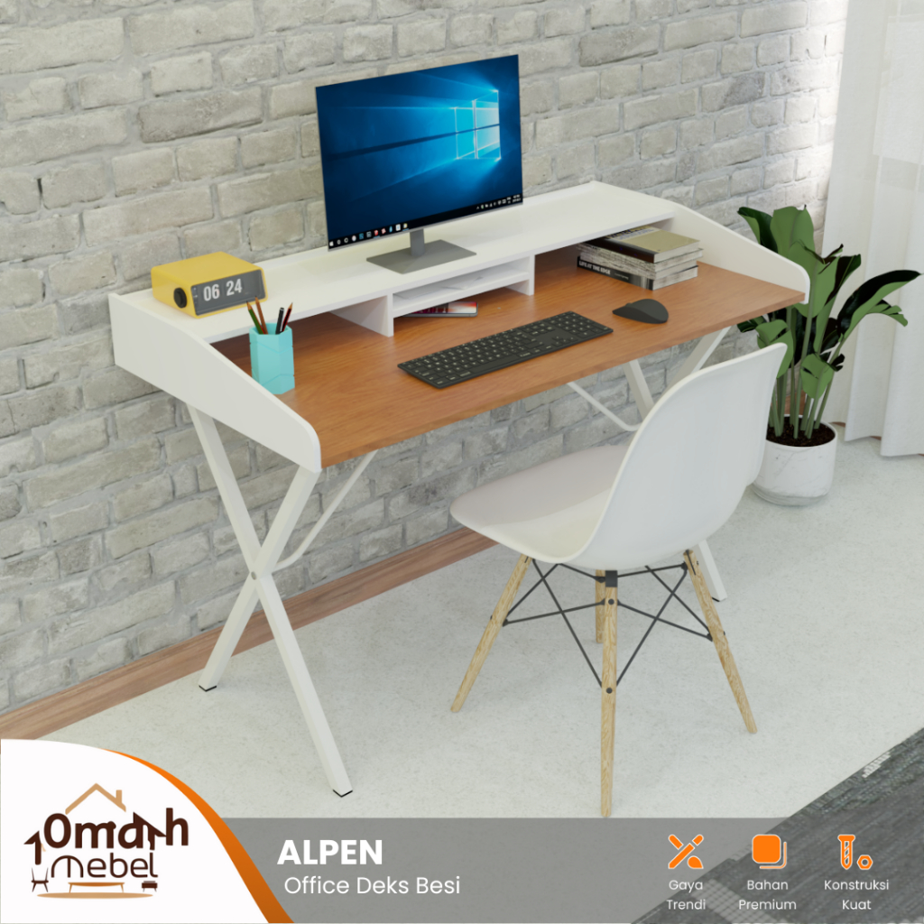 Jual OMAH MEBEL SURABAYA - ODB ALPEN MINIMALIS | MEJA KERJA | KAKI BESI ...