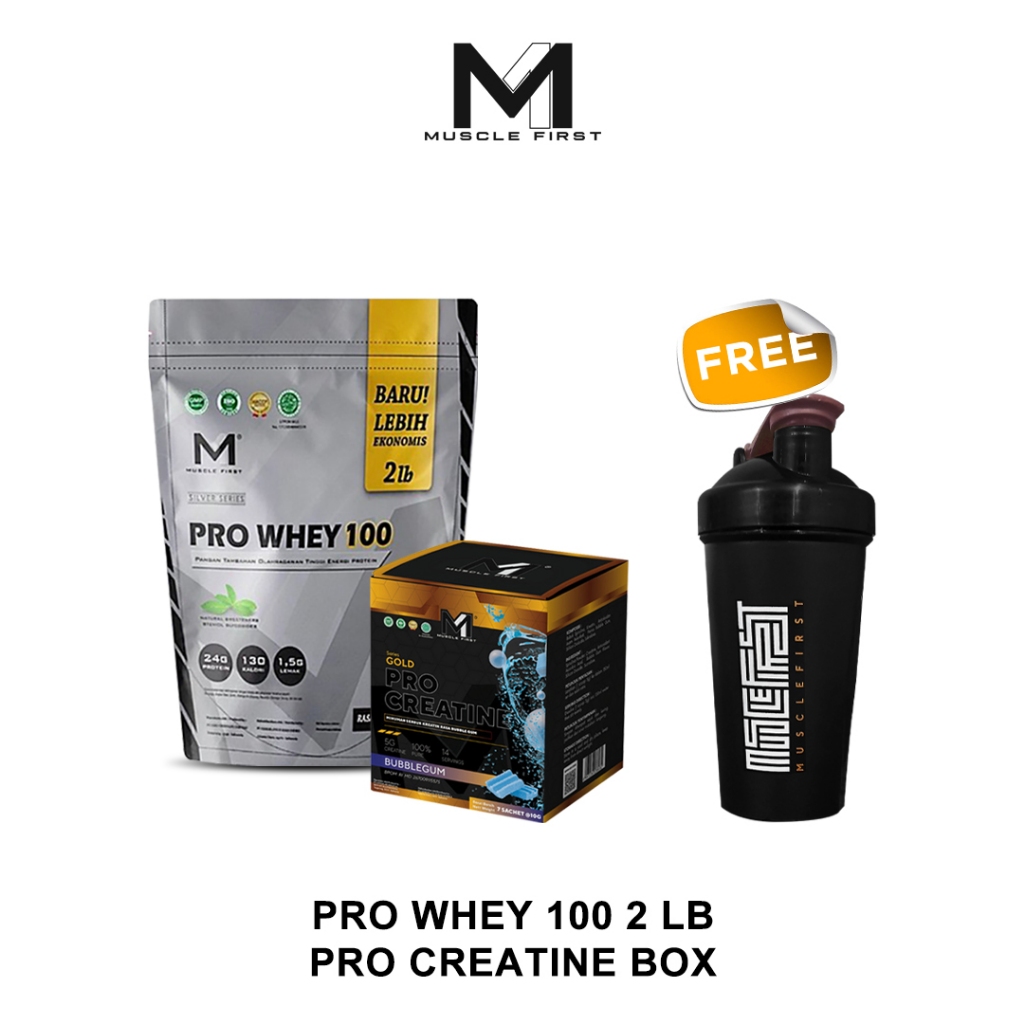 Jual Muscle First Pro Whey 100 2lbs Whey Protein 900gr Suplemen Fitness ...