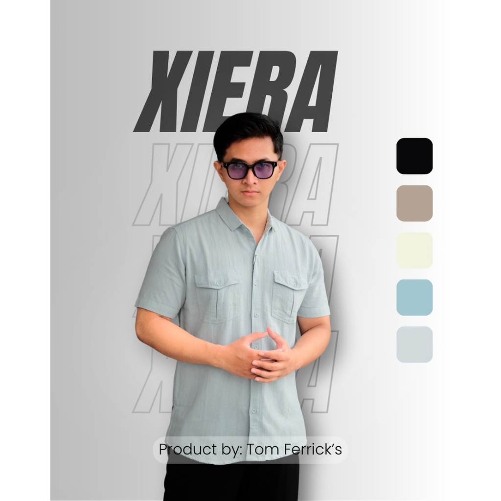 Jual Kemeja Lengan Pendek Pria Casual Outdoor Hangout - Holiday Series ...