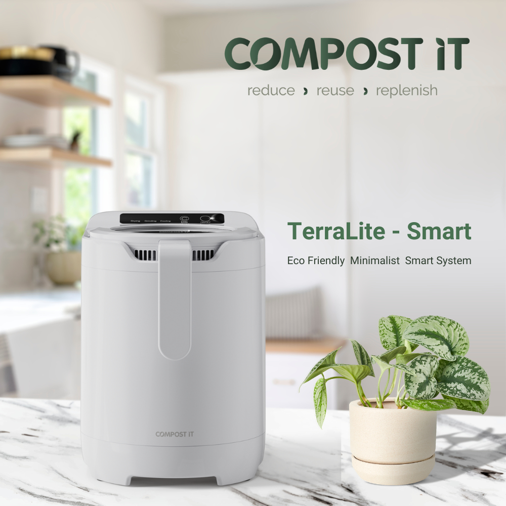 Jual Compost It - TerraLite Smart 2.5L Mesin Kompos Otomatis Smart Food ...