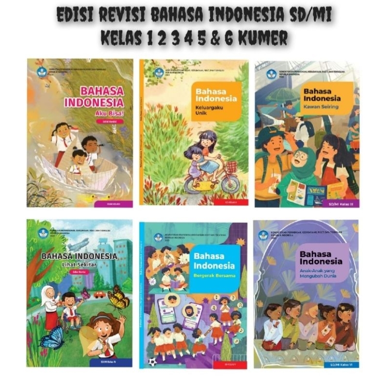 Jual Buku Siswa Bahasa Indonesia SD/MI Kelas 1 2 3 4 5 6 Kurikulum Merdeka Original | Shopee ...