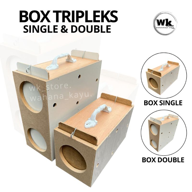 Jual BOX BAWA BURUNG COD TRIPLEKS SINGLE & DOUBLE | Shopee Indonesia