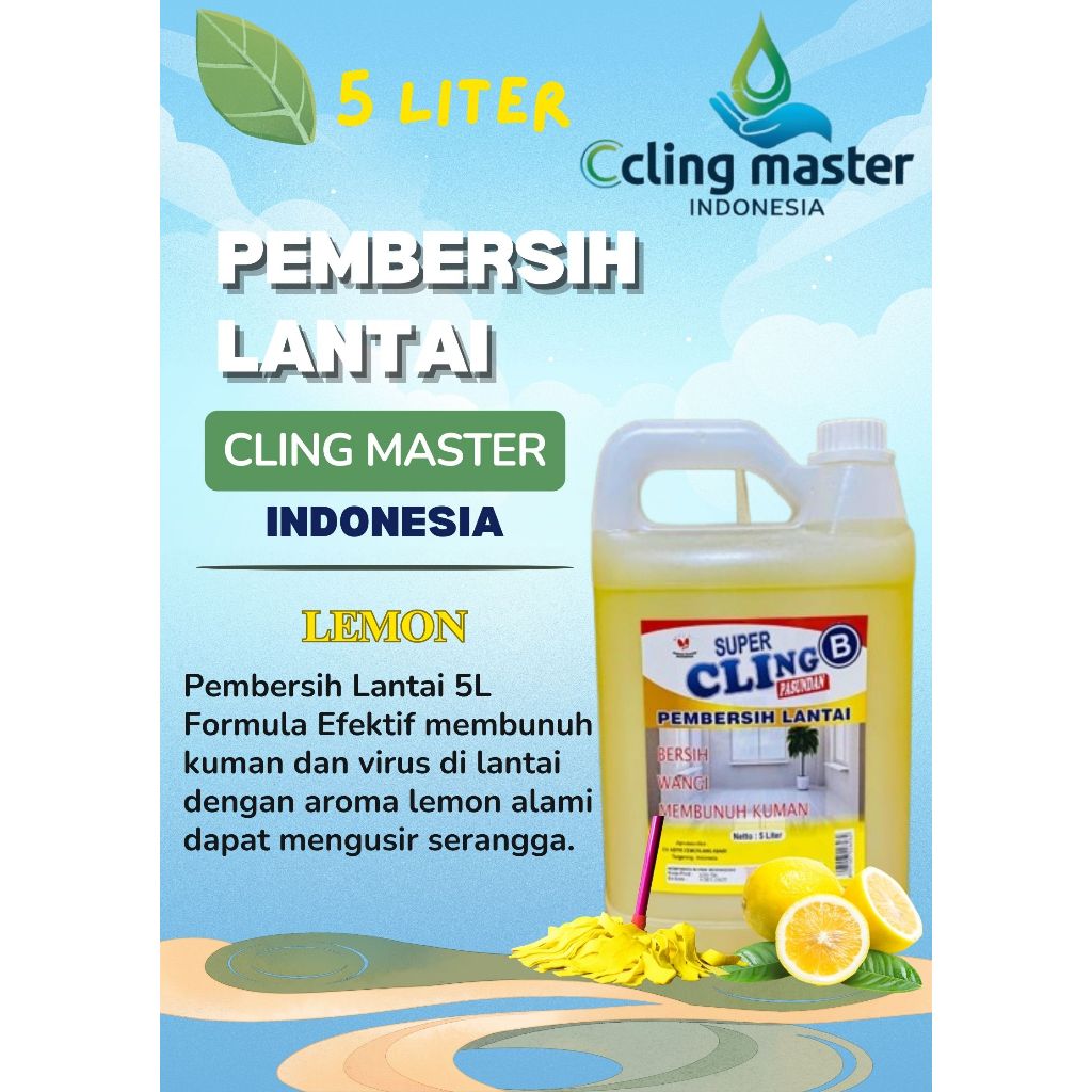 Jual Pembersih Lantai Floor Cleaner Anti Bakteri Sabun Pembersih Lantai ...