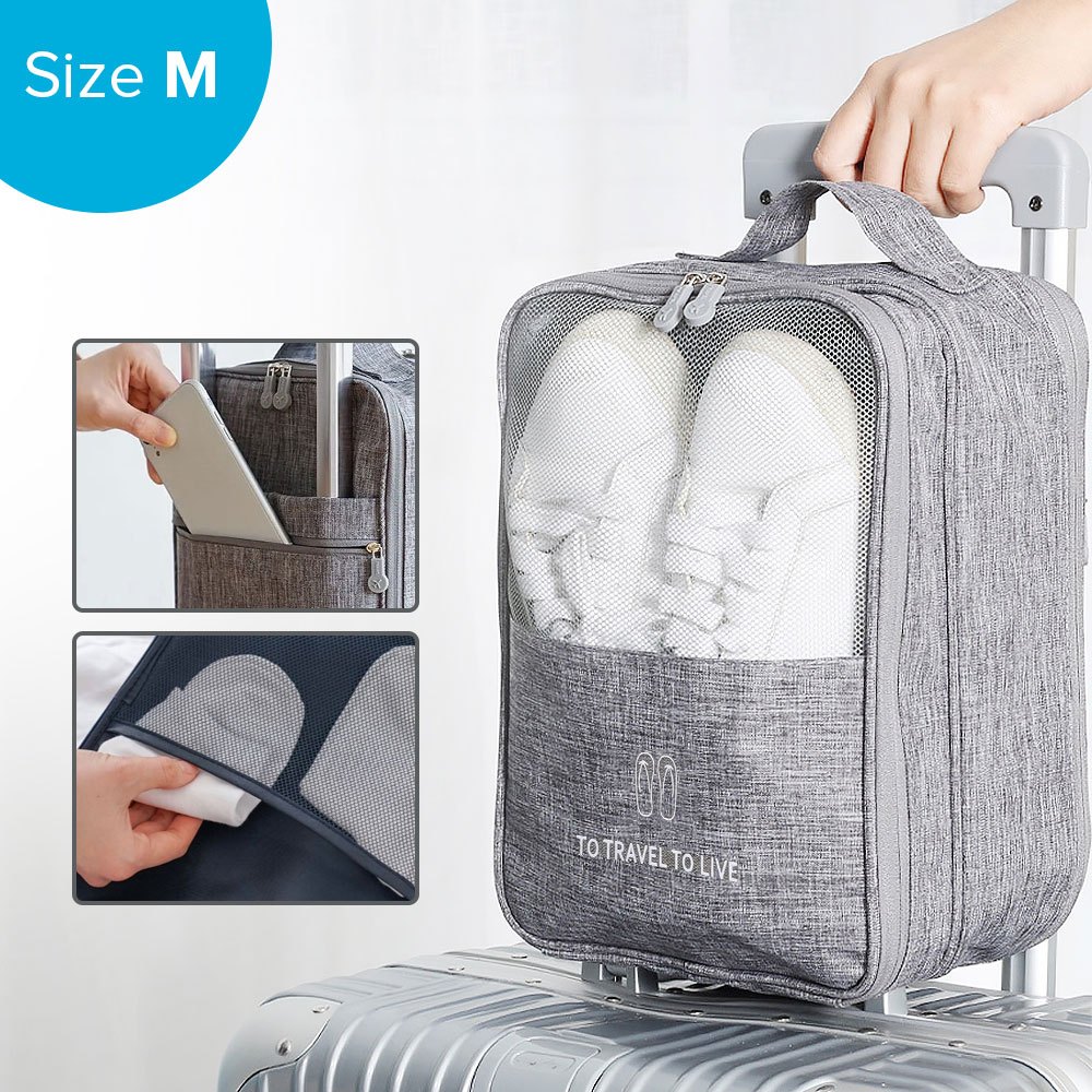 Jual Tas Travel Organizer Tas Koper Sepatu Luggage Travel Shoes ...