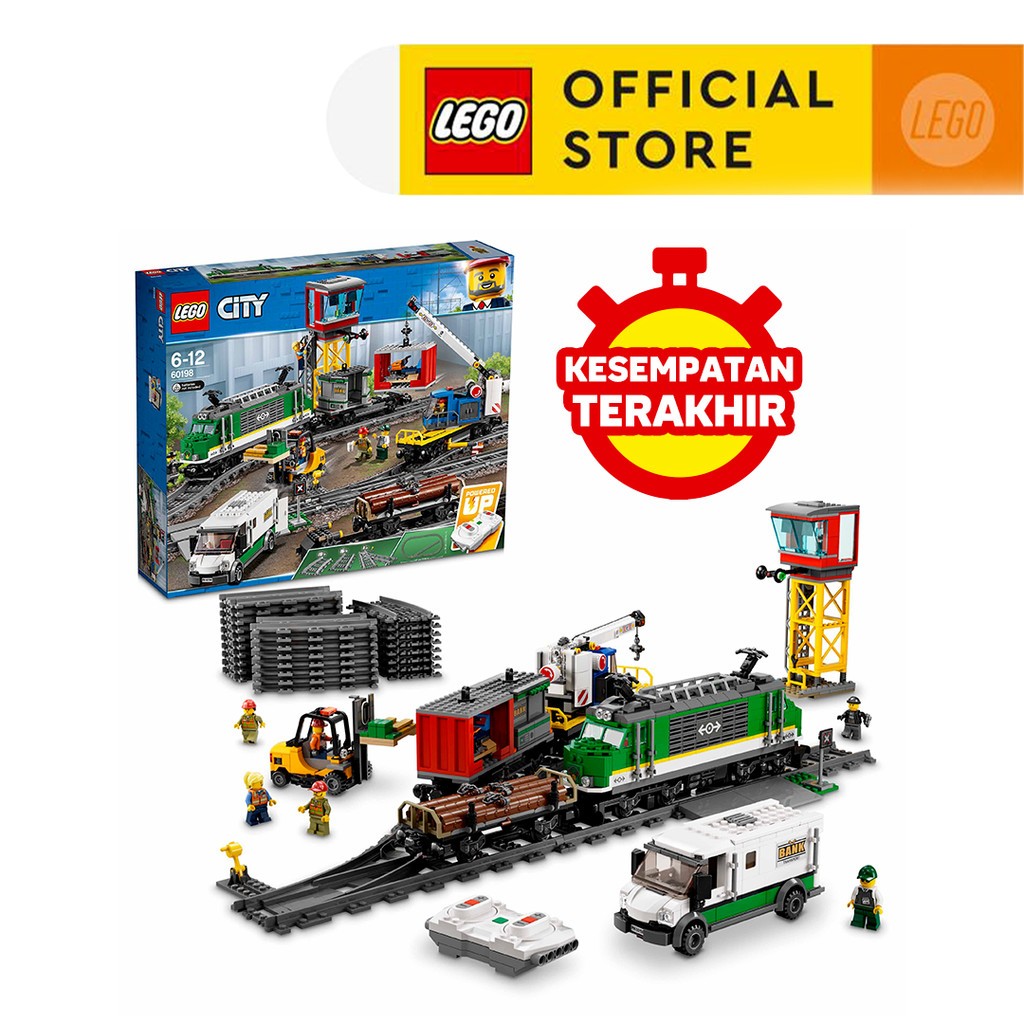 Jual LEGO City 60198 Cargo Train (1226 Pieces) Mainan Bangunan Mainan untuk Anak-anak Blok ...