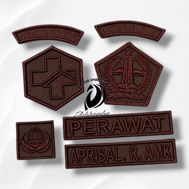Jual LOGO ATRIBUT DINAS KESEHATAN TIMBUL 3D (1 SET) | Shopee Indonesia