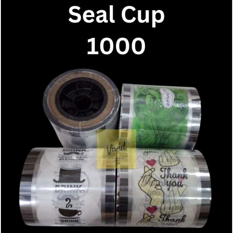 Jual SEALER CUP Plastik Lid Tutup Gelas Plastik 1000 cup - Plastik Cup ...