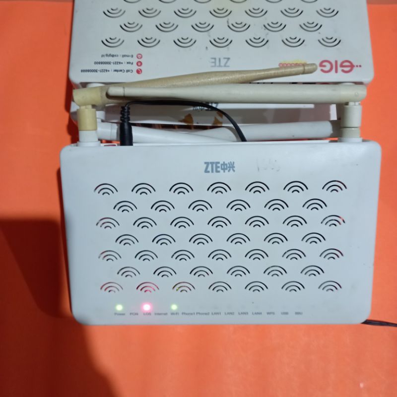 Jual ZTE ZXHN F609 V1 GPON ONT ROUTER WIRELESS | Shopee Indonesia