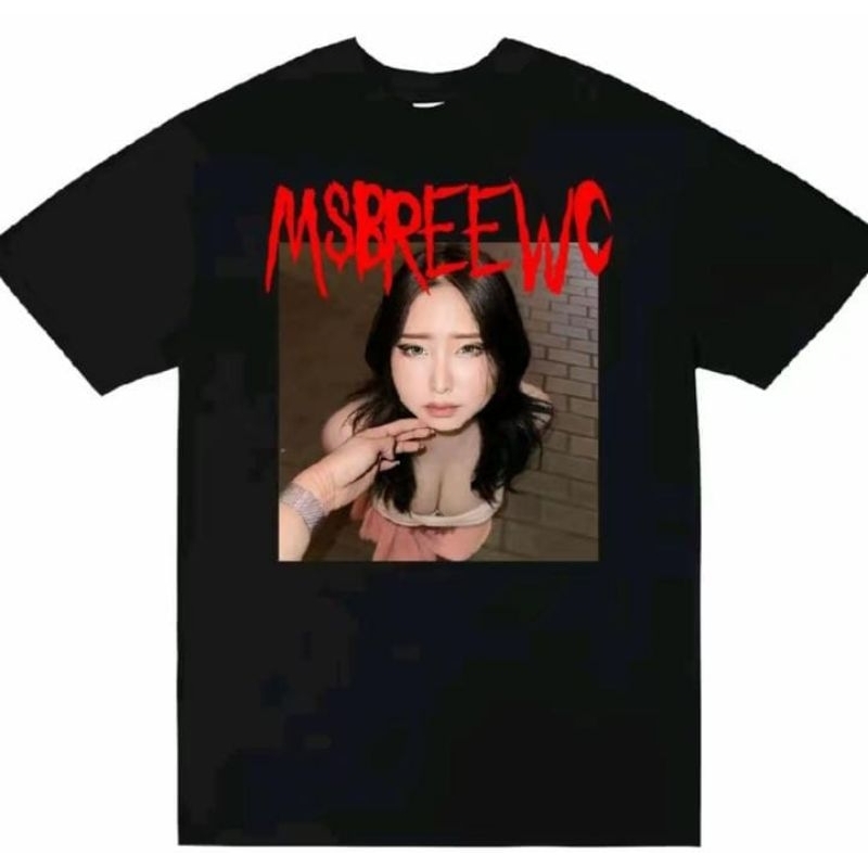 Jual Kaos Msbreewc New Font Metal - Kaos Viral Kekinian | Shopee Indonesia