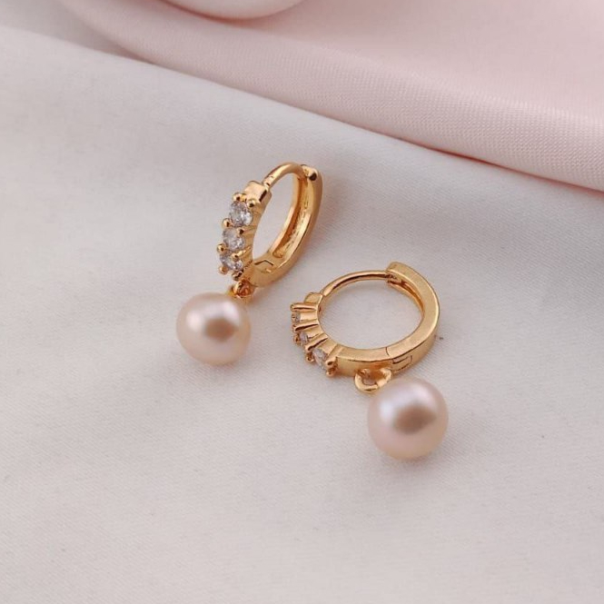 Jual Anting Cewek Hoop Juntai Terbaru Mutiara Asli Lombok Bersertifikat ...