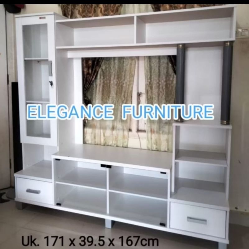 Jual Lemari TV Rak TV Meja TV Buffet TV Besar Pekanbaru saja | Shopee ...
