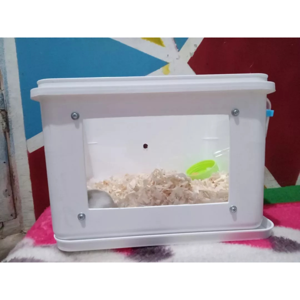 Jual KANDANG BOX KOTAK MODIF MIKA AKRILIK JERUJI BOTOL KINCIR TEMPAT ...
