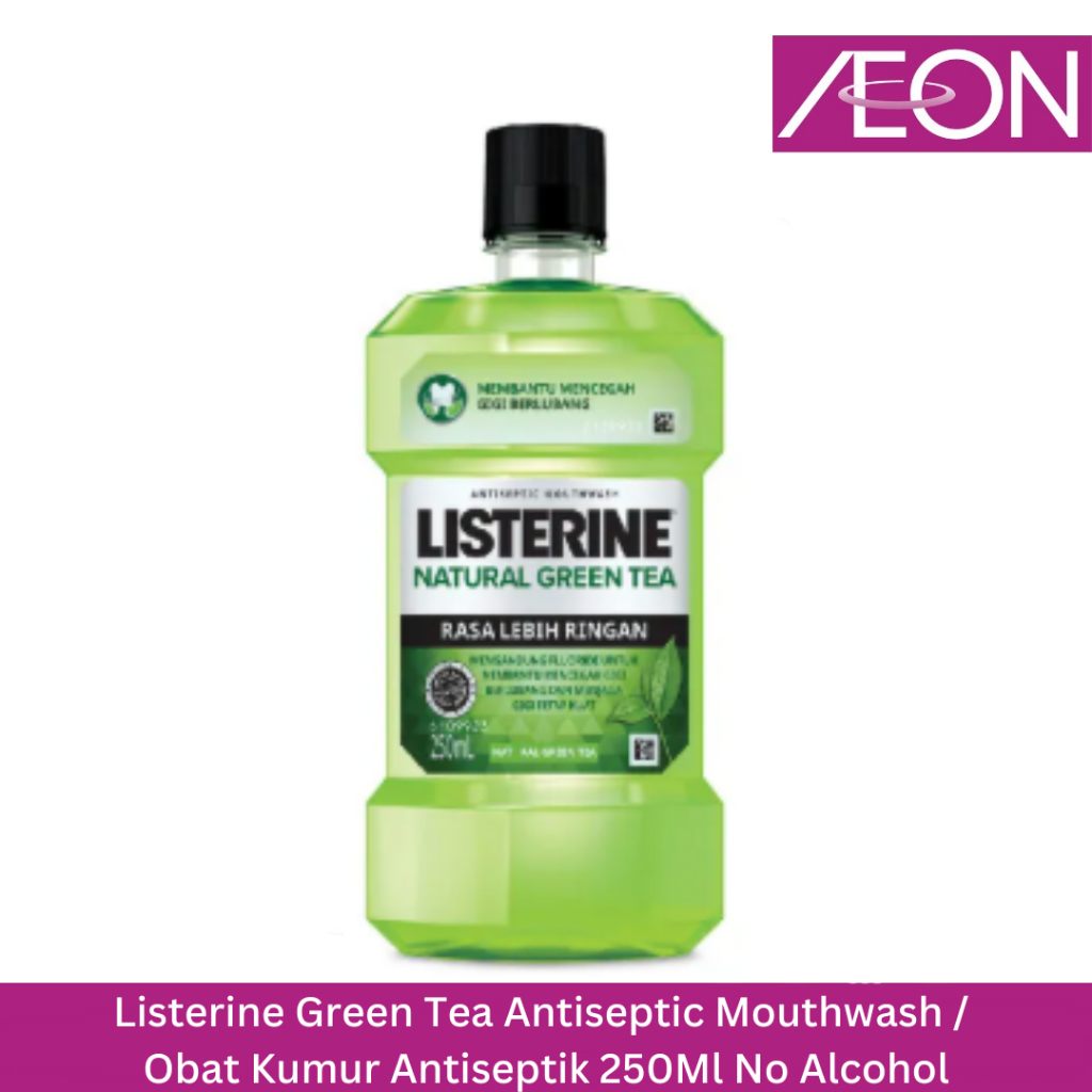 Jual Listerine Green Tea Antiseptic Mouthwash / Obat Kumur Antiseptik ...
