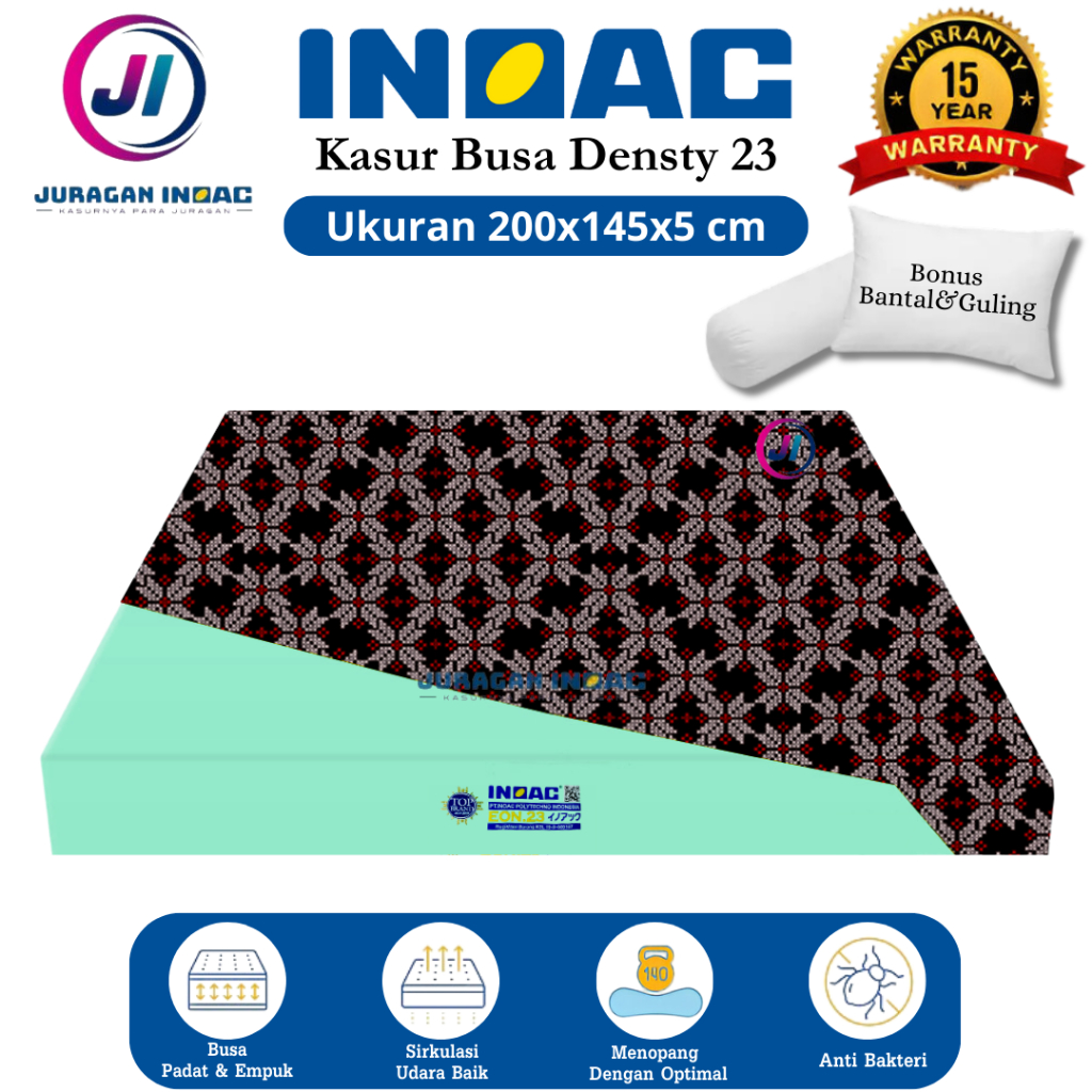Jual [ 200x145x5 ] Kasur Busa Inoac No.3 Murah Tebal 5 cm Original Dan ...