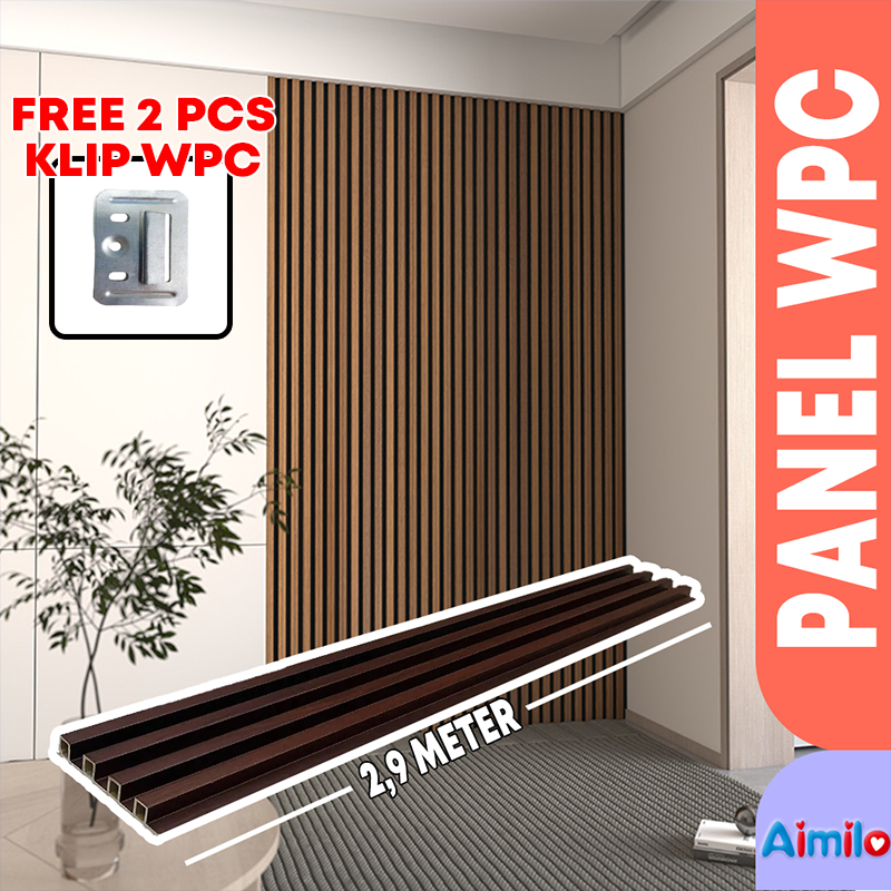 Jual WALL WPC WOOD PANEL WALLPANEL WPC PVC KAYU DINDING UKURAN 2,9 ...