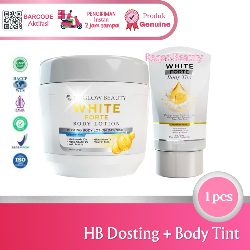 Jual Ms Glow HB Dosting Body Lotion Pemutih Body Serum Ms glow Handbody Pemutih Serum Badan ...