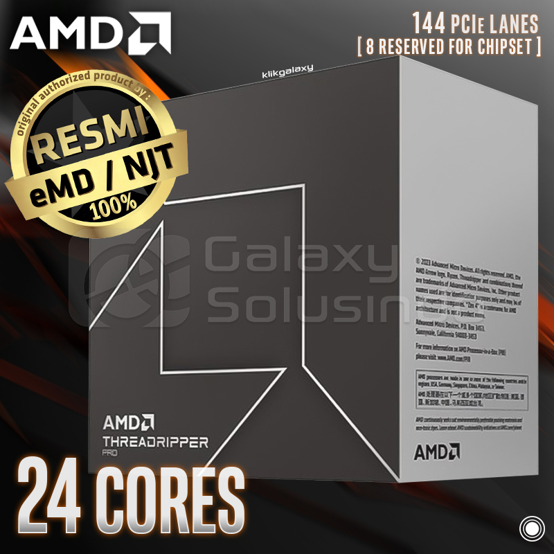 Jual AMD Ryzen Threadripper PRO 7965WX 24 Core 48 Thread sTR5-SP6 ...