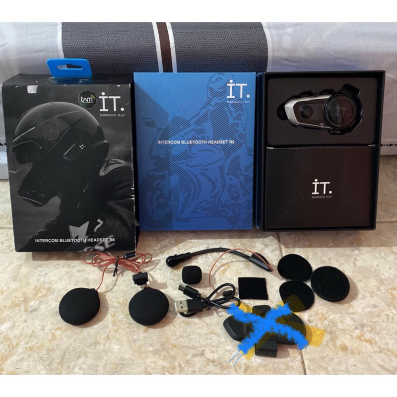 Jual Intercom IT R8 Bekas-Normal (TANPA BRECKET) | Shopee Indonesia