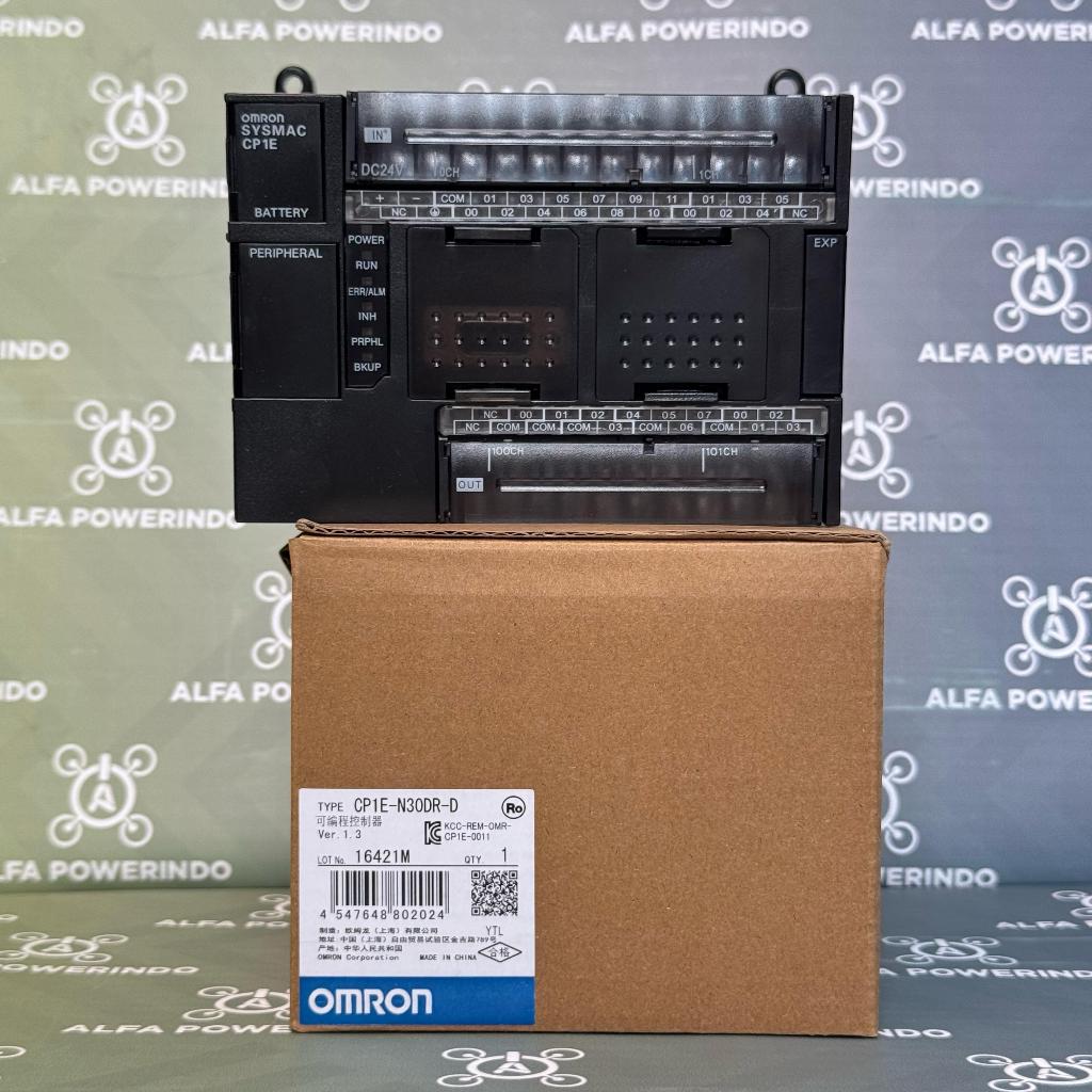 Jual PLC Omron CP1E-N30DR-D: 30I/O, 24VDC | Shopee Indonesia
