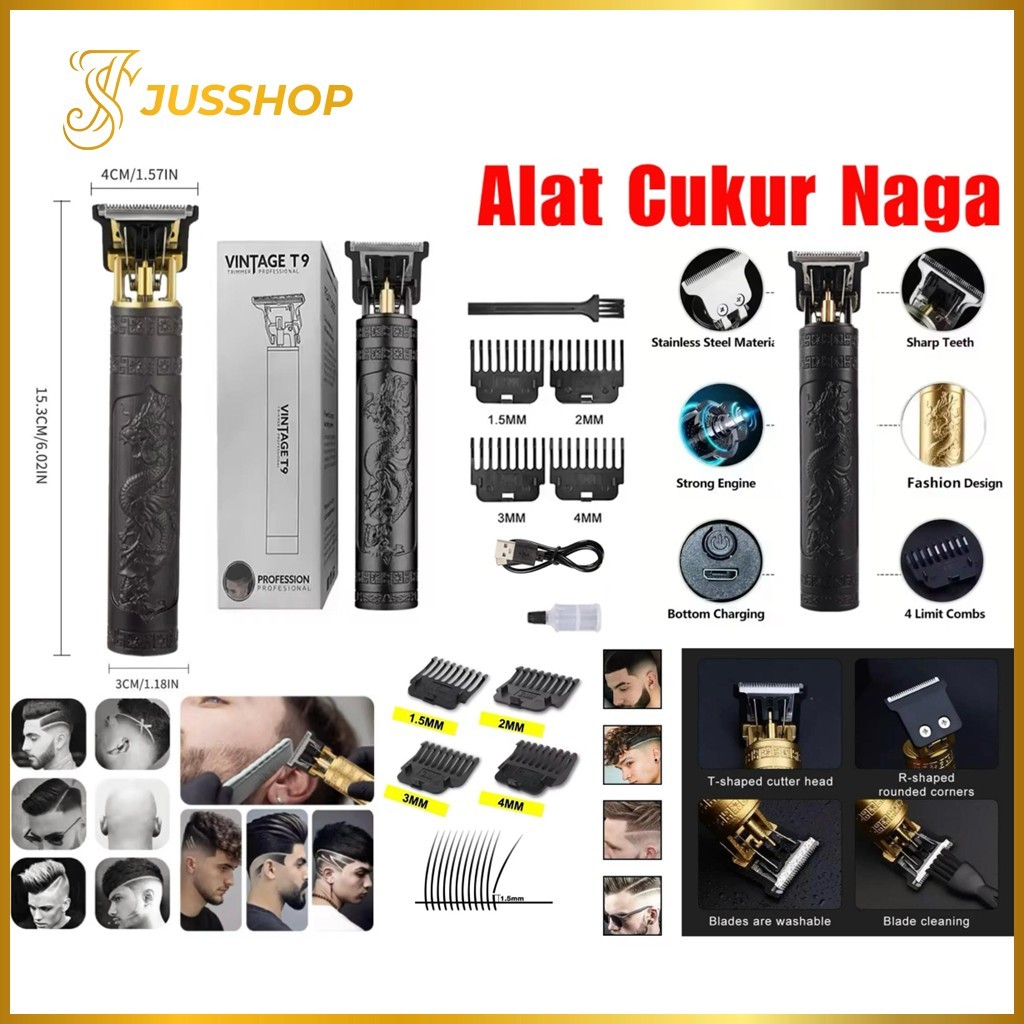Jual Alat Cukur Naga Elektrik Cukuran Rambut Kumis Jenggot Elektrik Mesin Cukur Profesional Hair ...