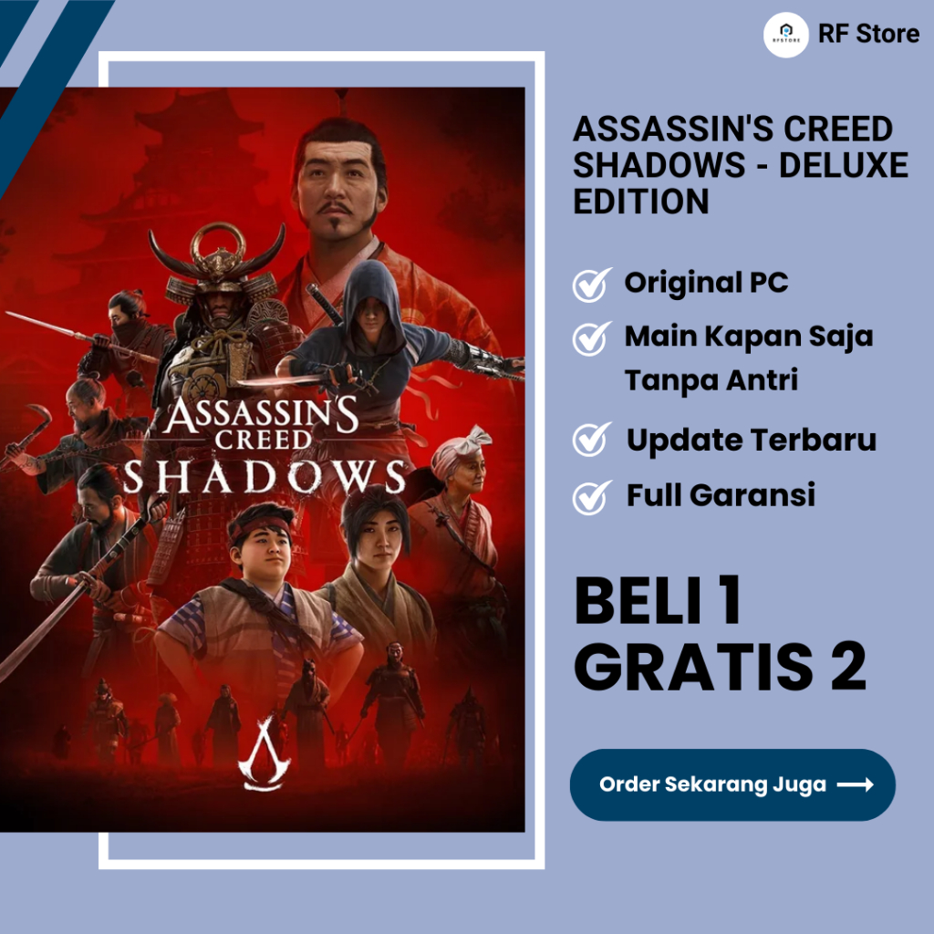 Jual Assassin's Creed Shadows - Deluxe Edition Original Game PC ...