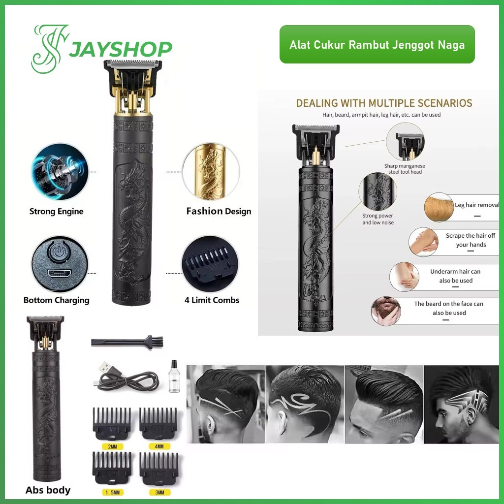 Jual Alat Cukur Naga Elektrik Cukuran Rambut Kumis Jenggot Elektrik Mesin Cukur Profesional ...