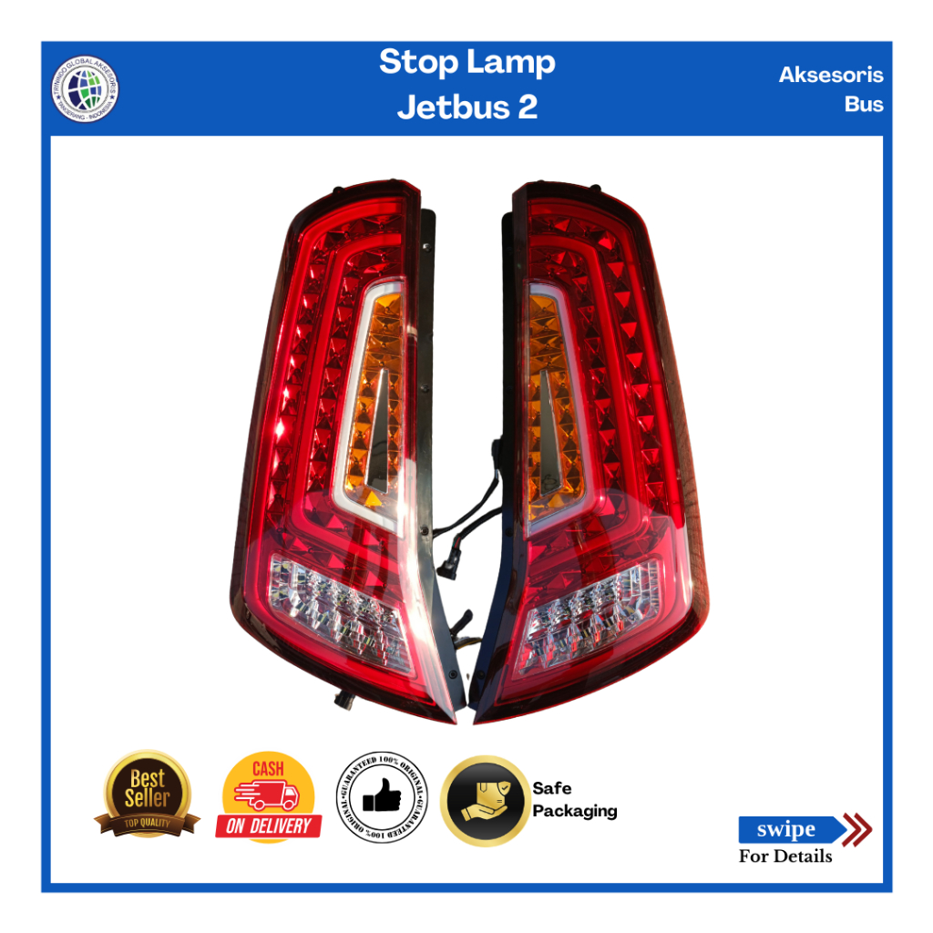 Jual Lampu belakang jb2 medium bus/Stop Lamp Jetbus 2/Lampu Rem Bus ...