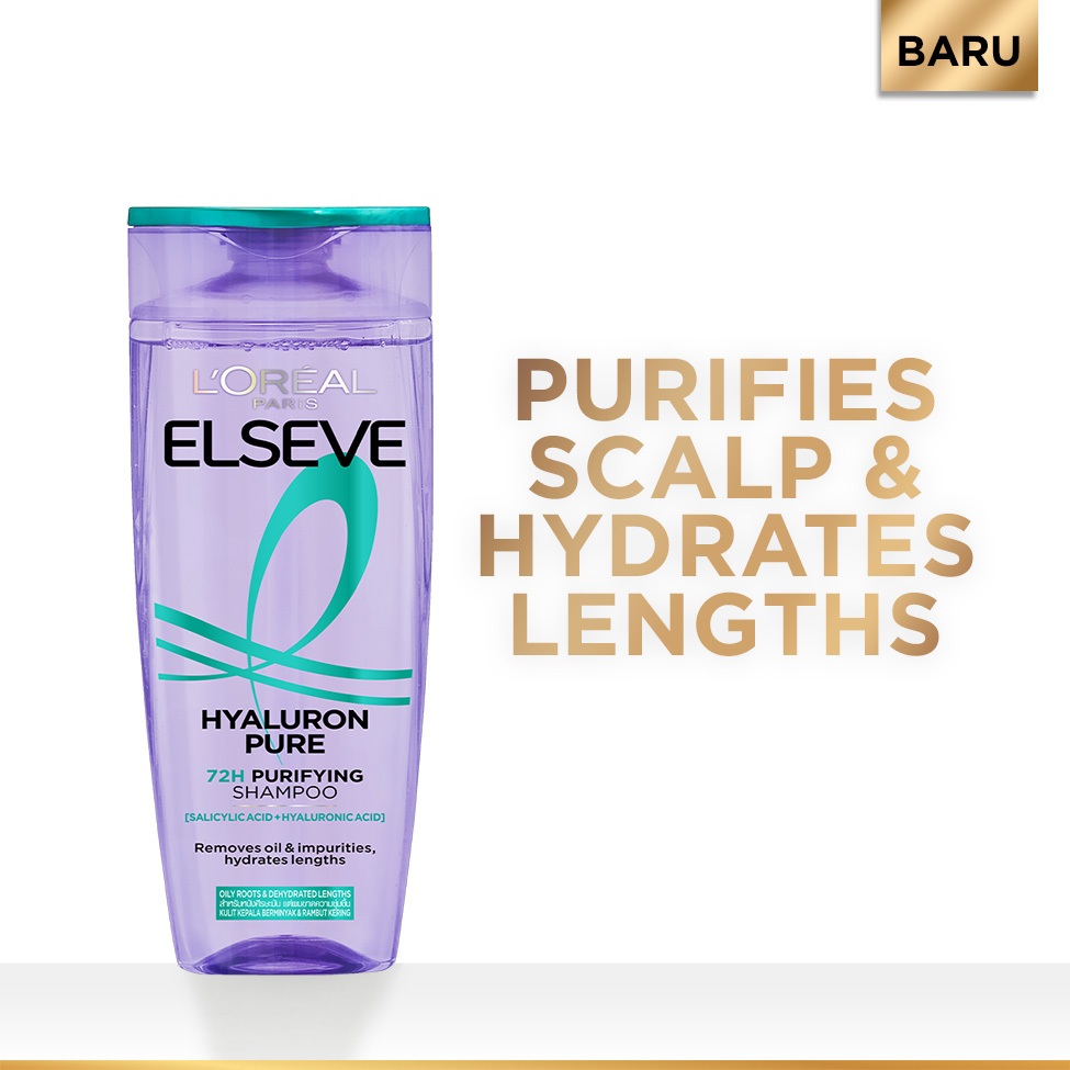 Jual LOREAL ELSEVE Hyaluron PURE Shampoo 280ml / Conditioner 265ml ...