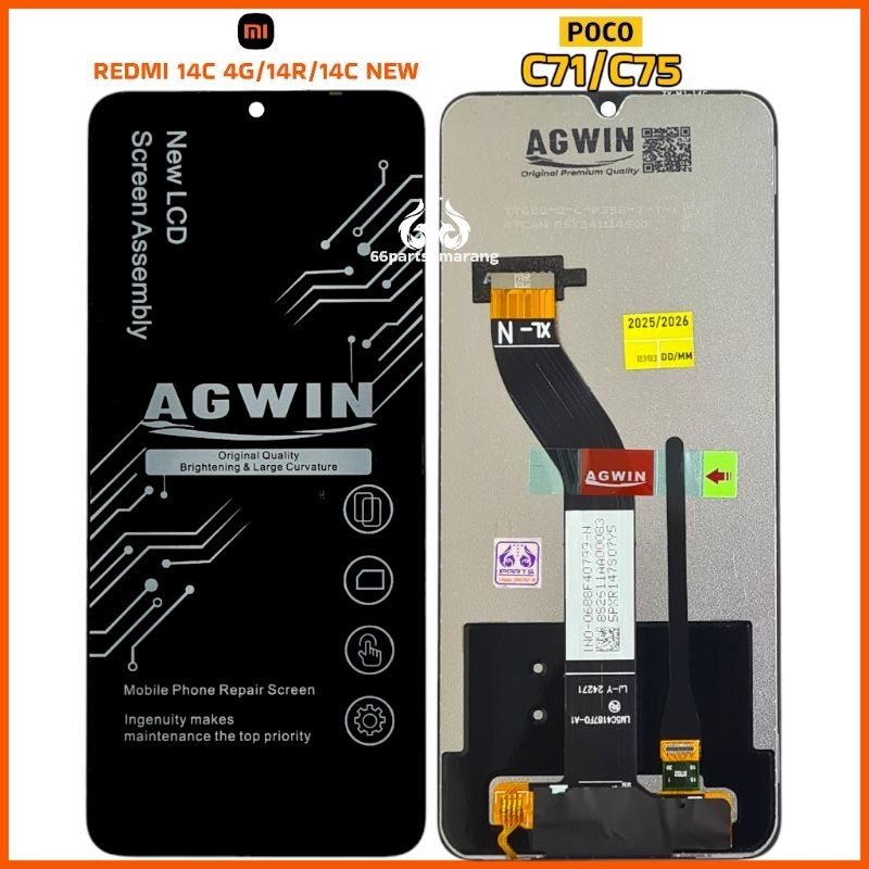 Jual Lcd Touchscreen Redmi 14C 4G / 14R / A3 Pro / A4 5G / Poco C71 ...