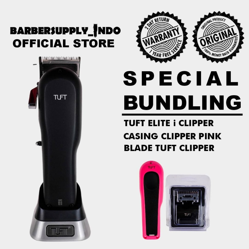 Jual TUFT PROFESSIONAL CLIPPER ELITE CORDLESS ORIGINAL MESIN ALAT CUKUR ...
