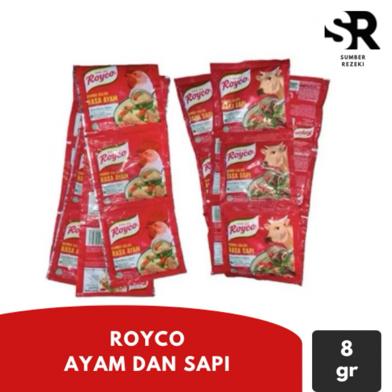 Jual Royco bumbu sapi dan ayam - Penyedap Rasa - Kemasan 8gr | Shopee ...