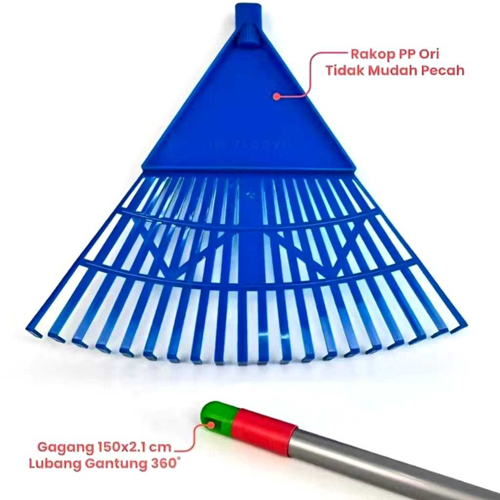 Jual Sapu Taman Daun Besar Sapu Tebah Sapu Cakar Garpu Sampah pakai ...