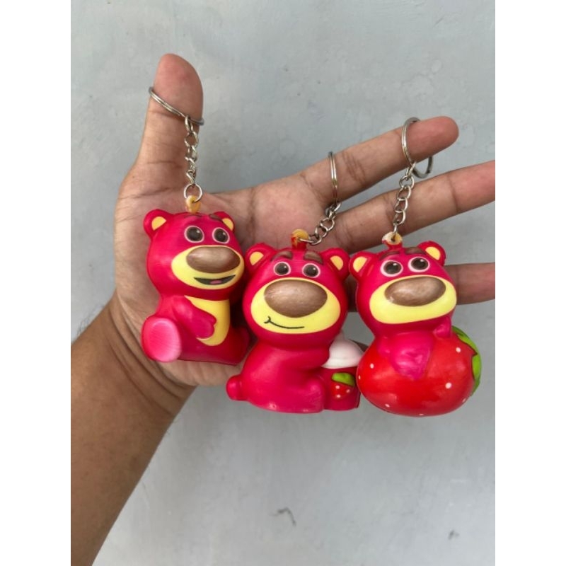 Jual Squishi lotso gantungan squsi mainan anak kenyal | Shopee Indonesia