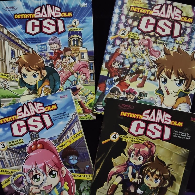 Jual Buku Original • Komik Petualangan Sains - Detektif Sains Cilik CSI ...