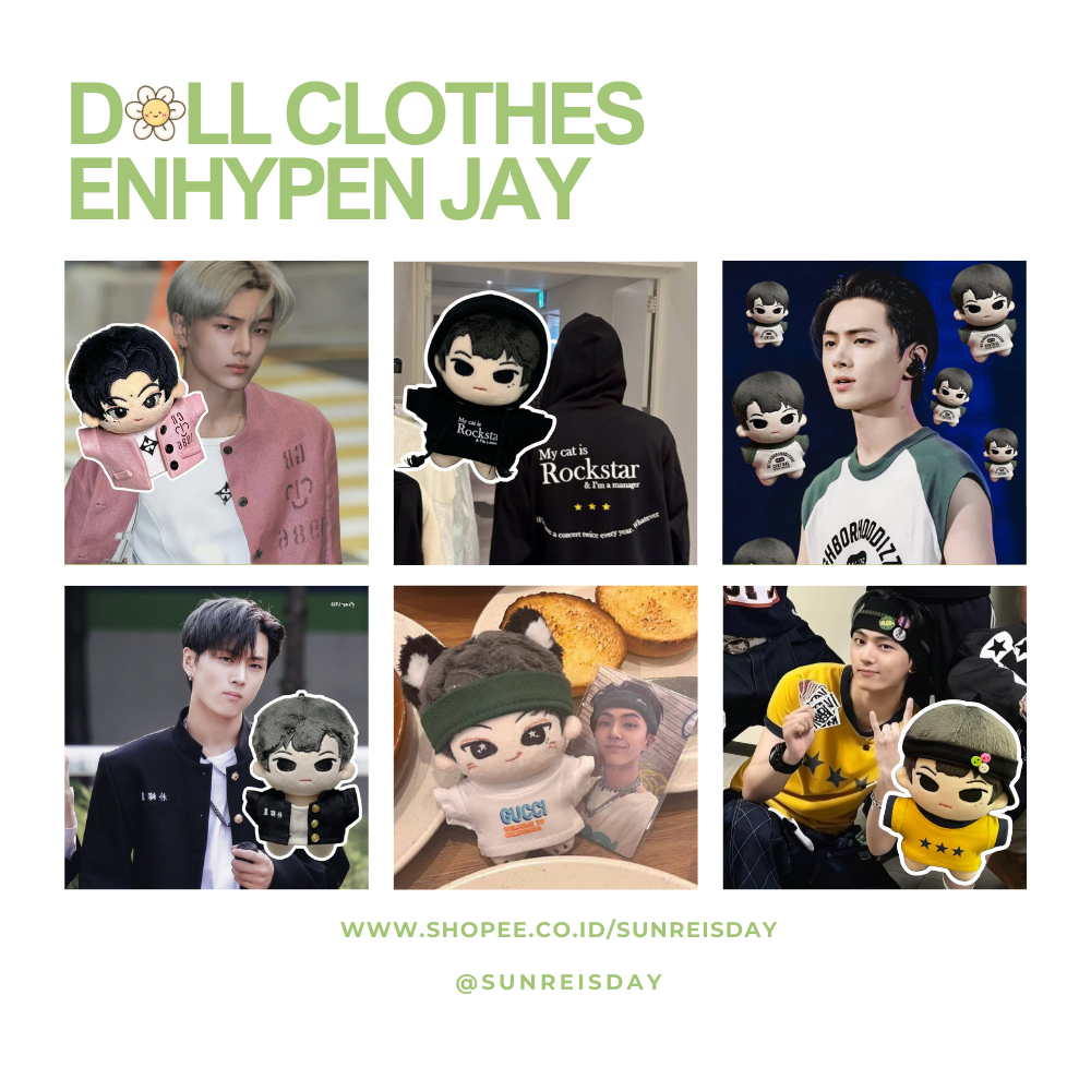 Jual Baju Boneka ENHYPEN JAY Doll Clothes [ 10cm/15cm/20cm/30cm/40cm ...