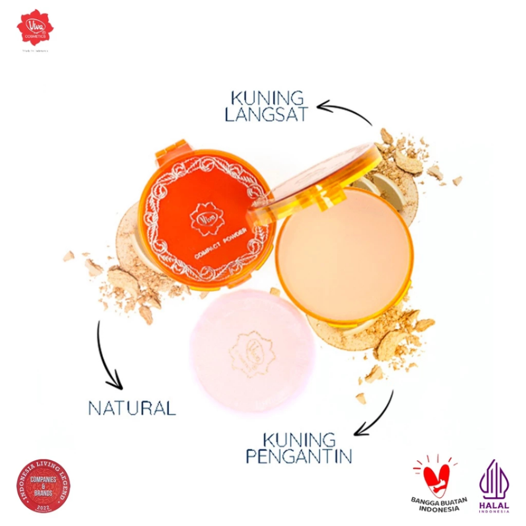 Jual Viva Queen Compact Powder 12gr | bedak Padat Orange Viva | Shopee ...