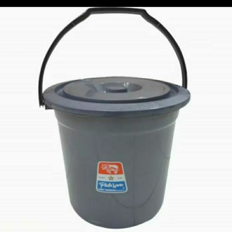 Jual Ember Air Plastik Abu-Abu Silver Komet Kapasitas 2.5 Galon 10 Liter Ember Tampung Air ...