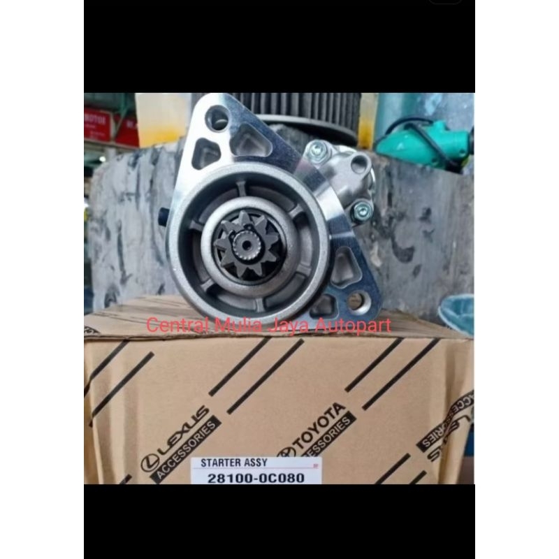 Jual Dinamo Starter Assy Toyota Hilux Revo Bensin Original 28100-0C080 ...