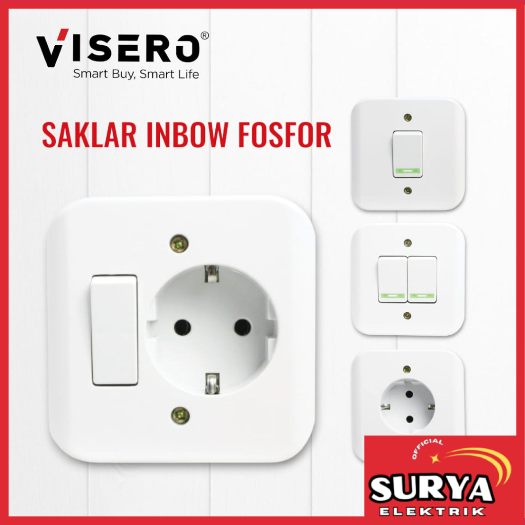 Jual Saklar Tanam Inbow IB VISERO Single / Double Engkel / Seri ...